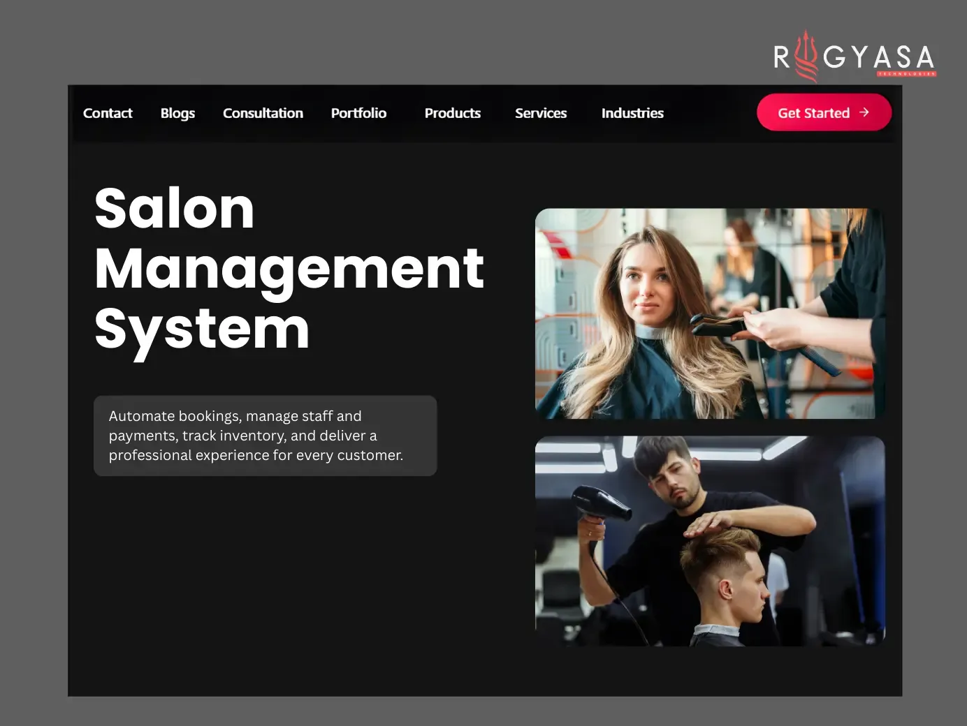 Salon Management System in Raipur